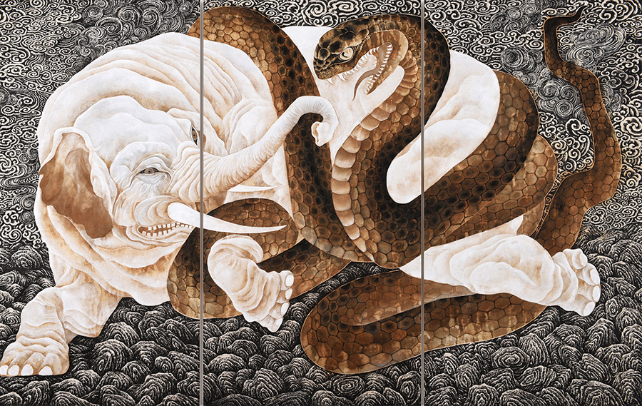 Snake Swallows Elephant – ART LABOR Gallery